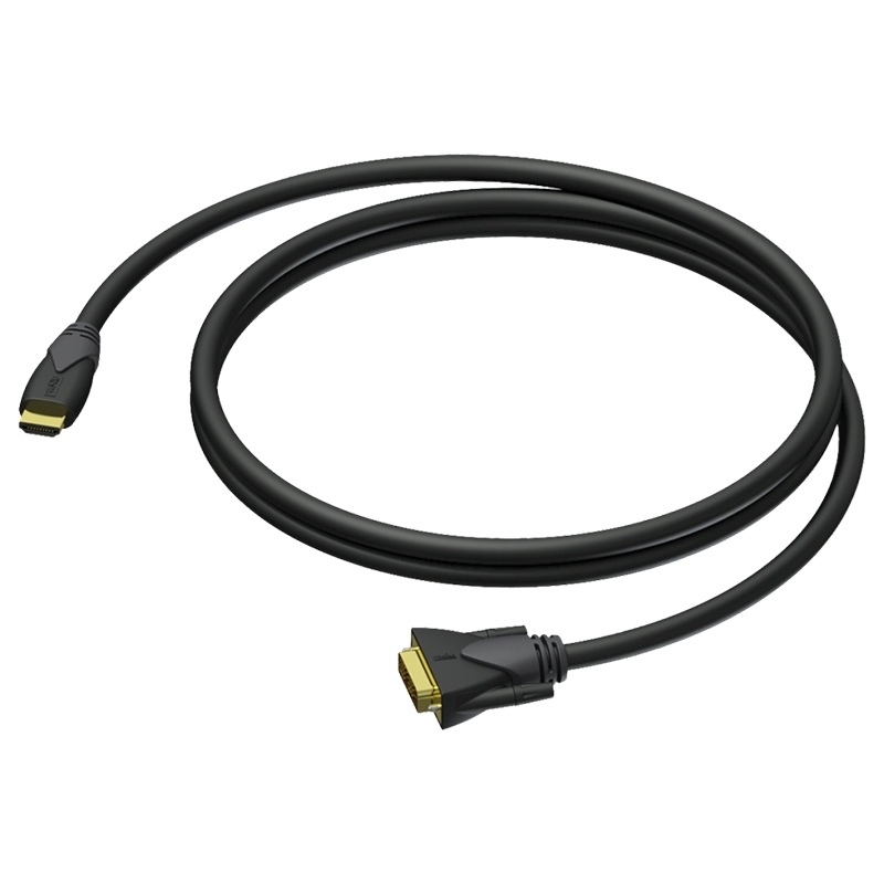 Procab CLV160/1.5- Кабель DVI-D (вилка) – HDMI (вилка) (AWG 24)