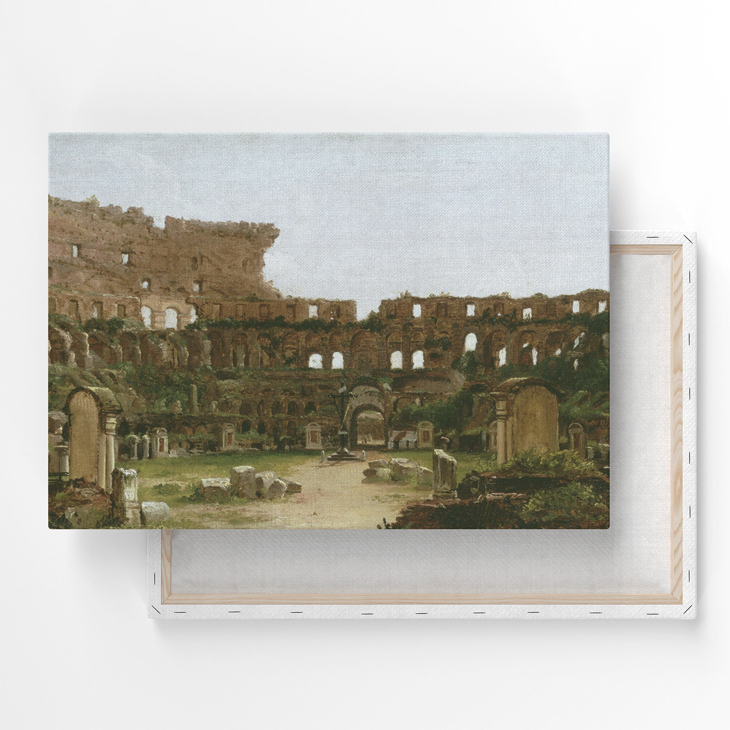 Картина на холсте, репродукция / Томас Коул - Interior of the Colosseum, Rome / Размер 60 x 80 см