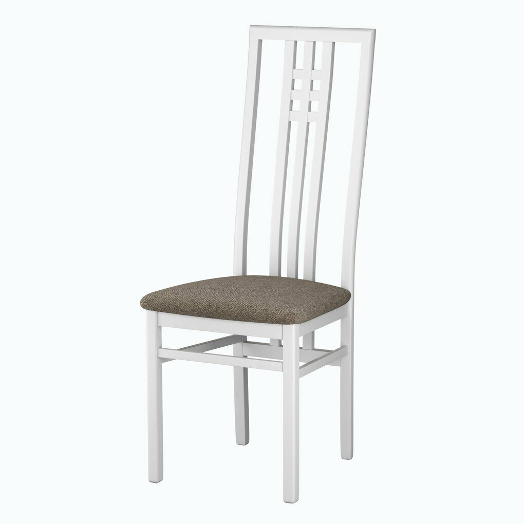 Стул Скала для кухни деревянный высокий со спинкой, с мягкой сидушкой, кухонный, стулья с мягким сиденьем, мебель минимализм, модерн