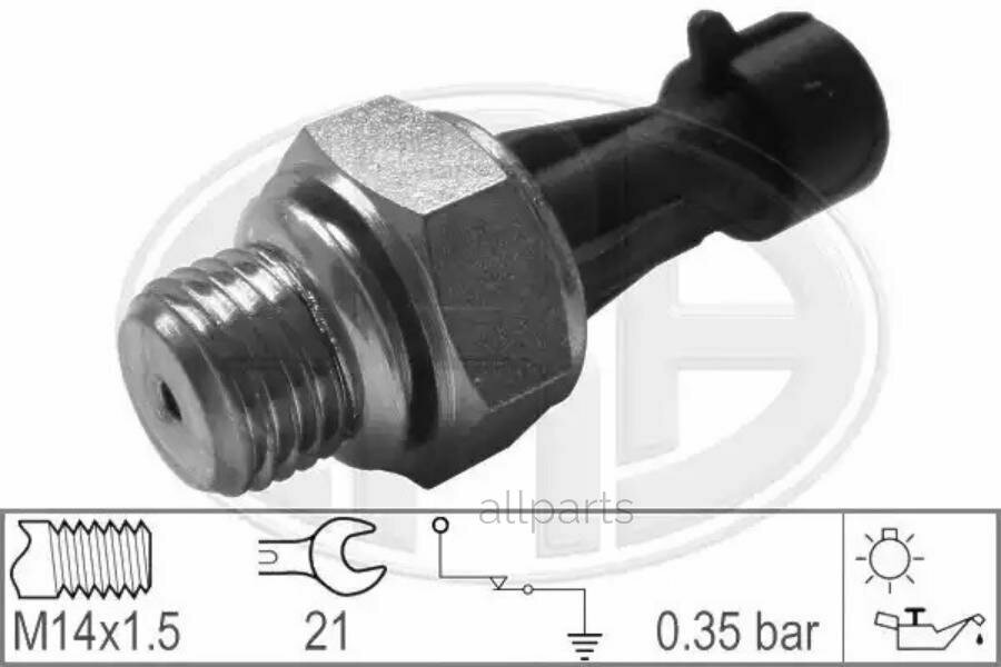 ERA 330340 Датчик давления масла MITSUBISHI: CARISMA (DA) 1.6 (DA1A)/1.8 (DA2A)/1.8 16V (DA2A)/1.9 TD (DA4A) 95-06, CARISMA седан (DA) 1.6 (DA1A)/1.8 (DA2A)/1.9 TD (DA4A) 96-06,