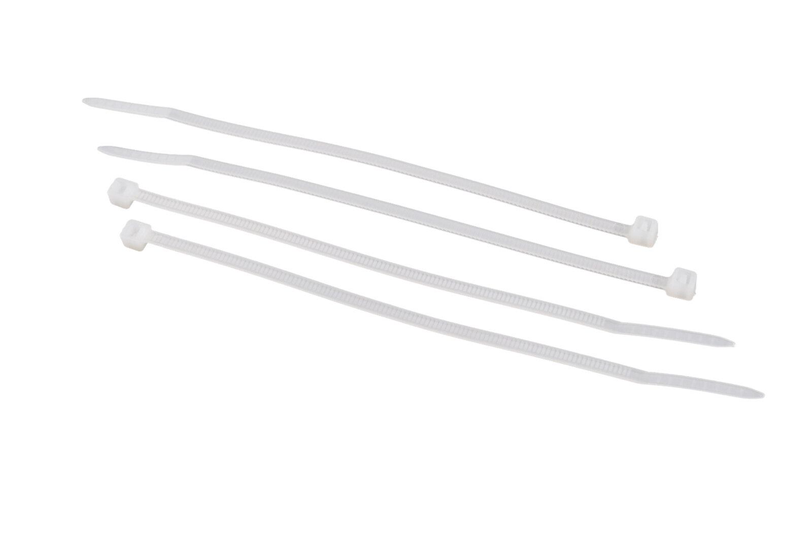 Хомут пластиковый белый 3.0x120мм 25 штук эврика ER-03122