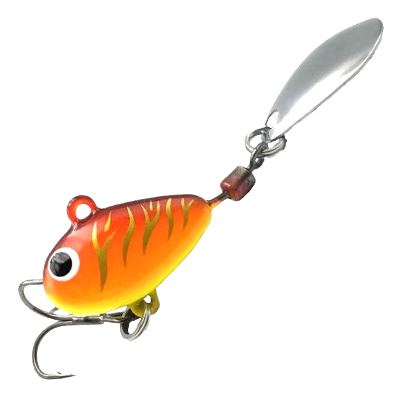 Тейл спиннер UF-Studio Hurricane #FIRE Tiger - размер 2.5 см