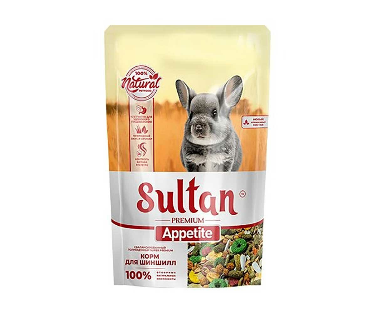 Корм sultan appetite для шиншилл 700г