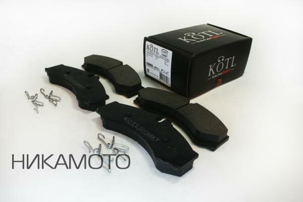 KOTL 1288KT Колодки тормозные дисковые к-т MERCEDES SPRINTER (901-904) 95-06/VW LT 28