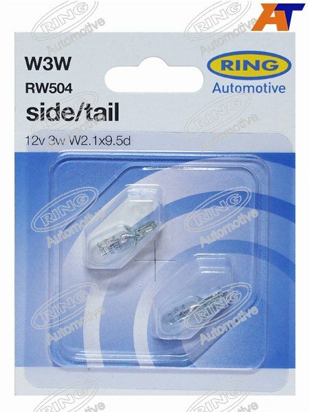RING RW504 Лампа (W3W/ Галоген/ 12V 3W Блистер 2 шт.)