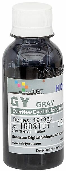 Чернила DCTec водорастворимые Canon iPF8400 EverNew Grey (серый) 100 мл