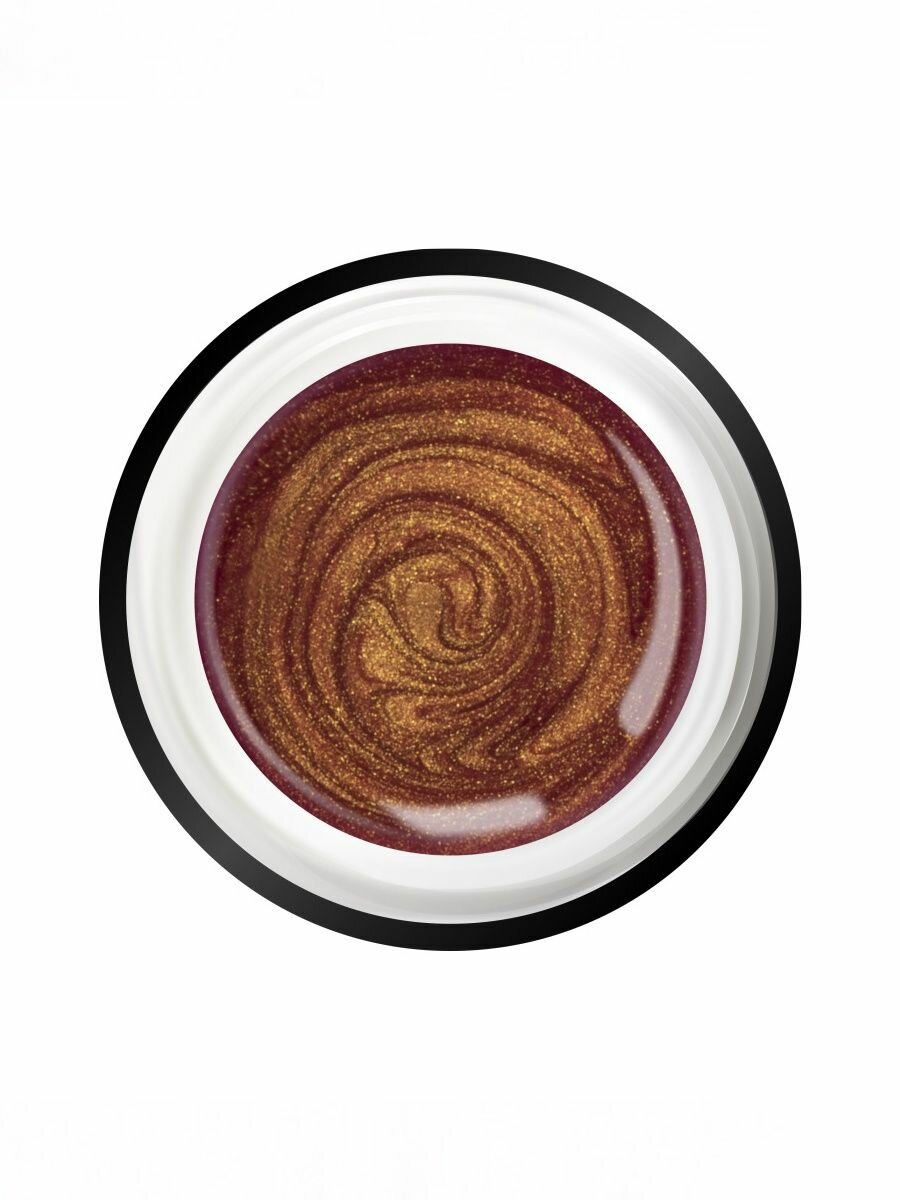 Nail Club Гель-краска с шиммером и с липким слоем GO-77 Sandal Rose