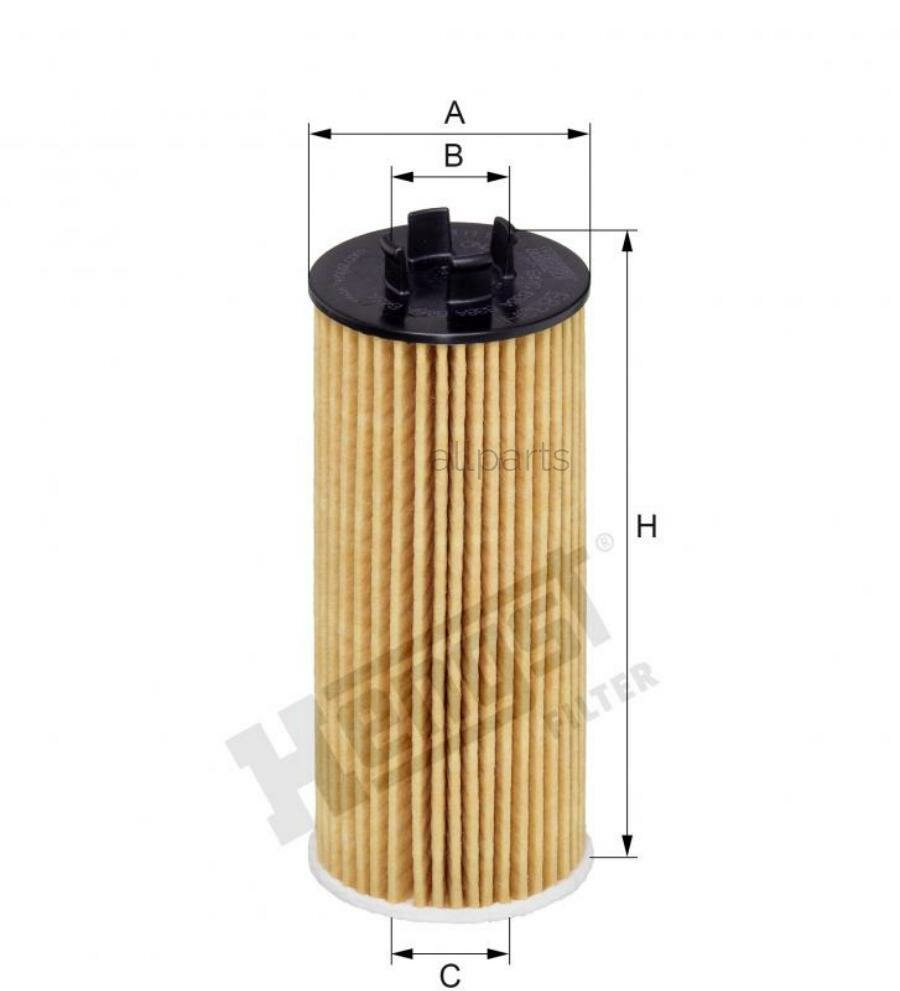 HENGST FILTER E833HD321 Hengst Фильтр масляный (HU 6015 z KIT) E833H D321