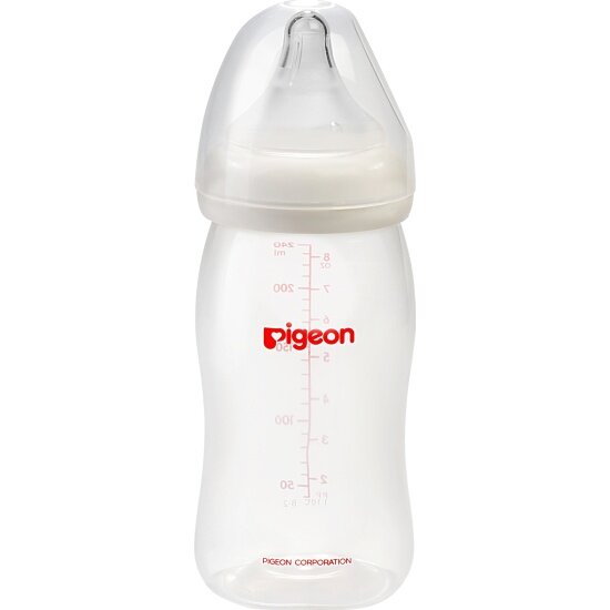 Бутылочка Pigeon Перистальтик Плюс с широким горлышком 240 мл 14369