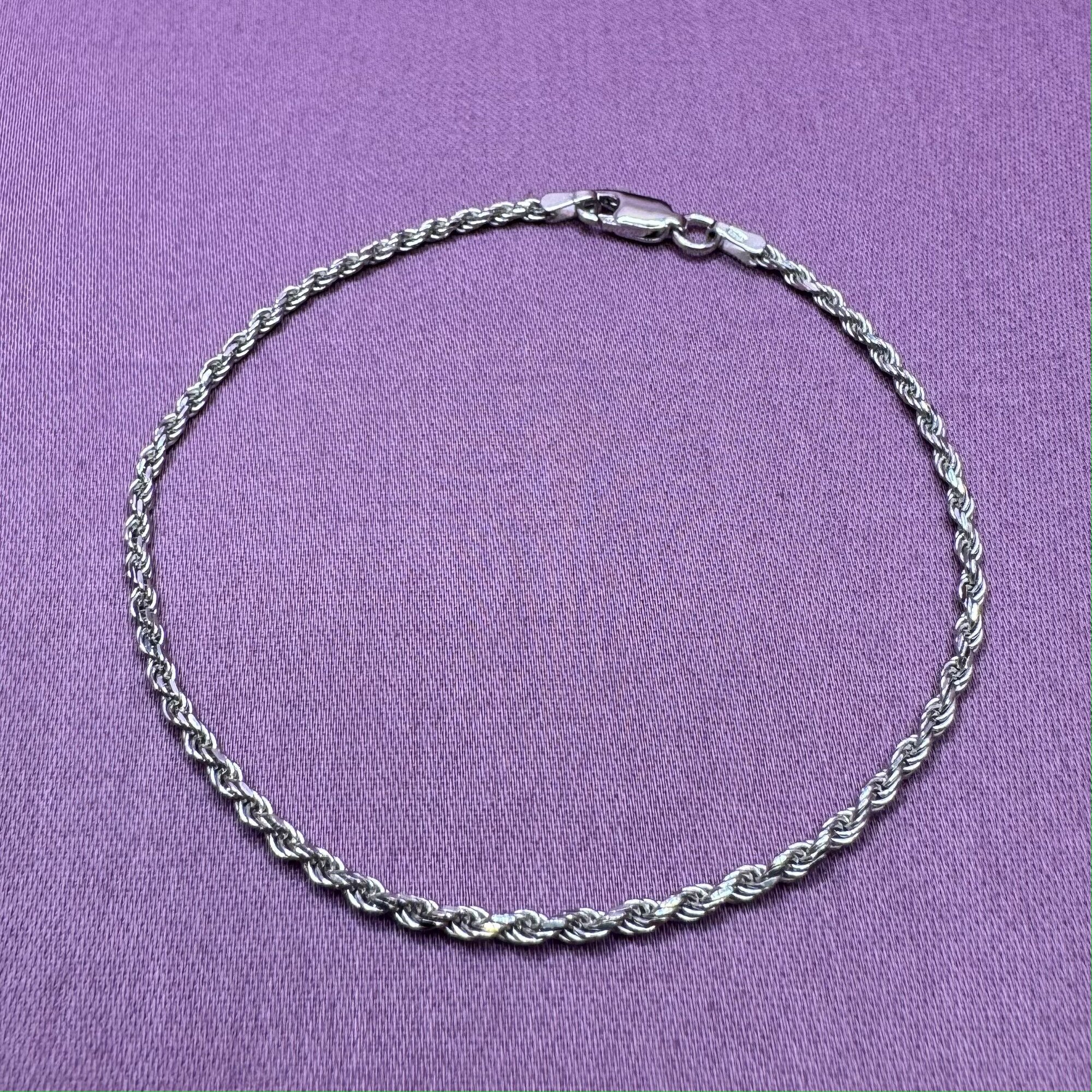 Браслет, серебро, 925 проба, родирование