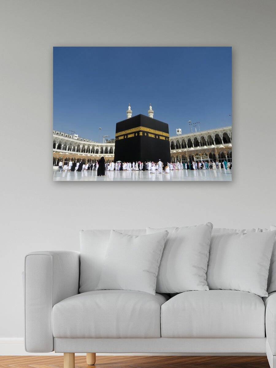 Картина на холсте 30х40 см на подрамнике Мечеть Кааба
