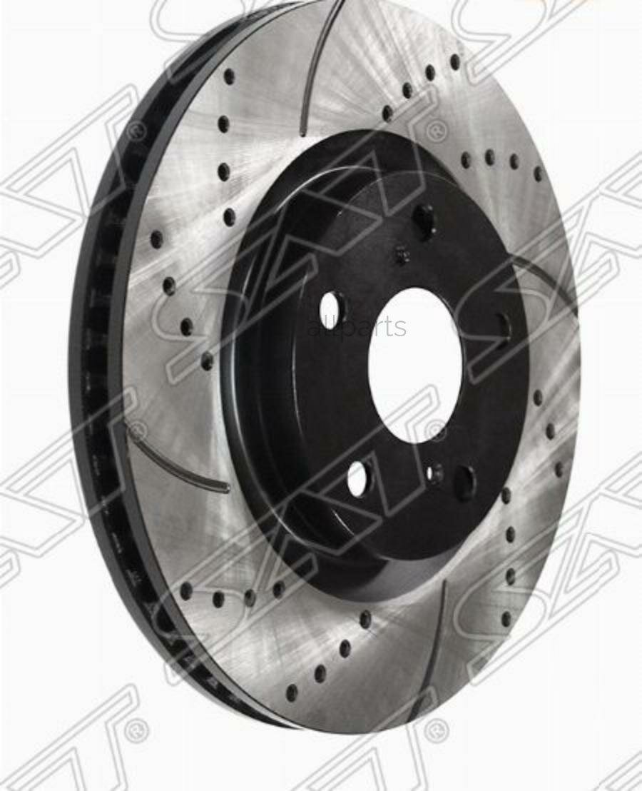 SAT ST-43512-33130PF Комплект дисков тормозных передний перфорированные TOYOTA CAMRY ##V40 06-/##V50 11-/RAV-4 ACA3# 05-/
