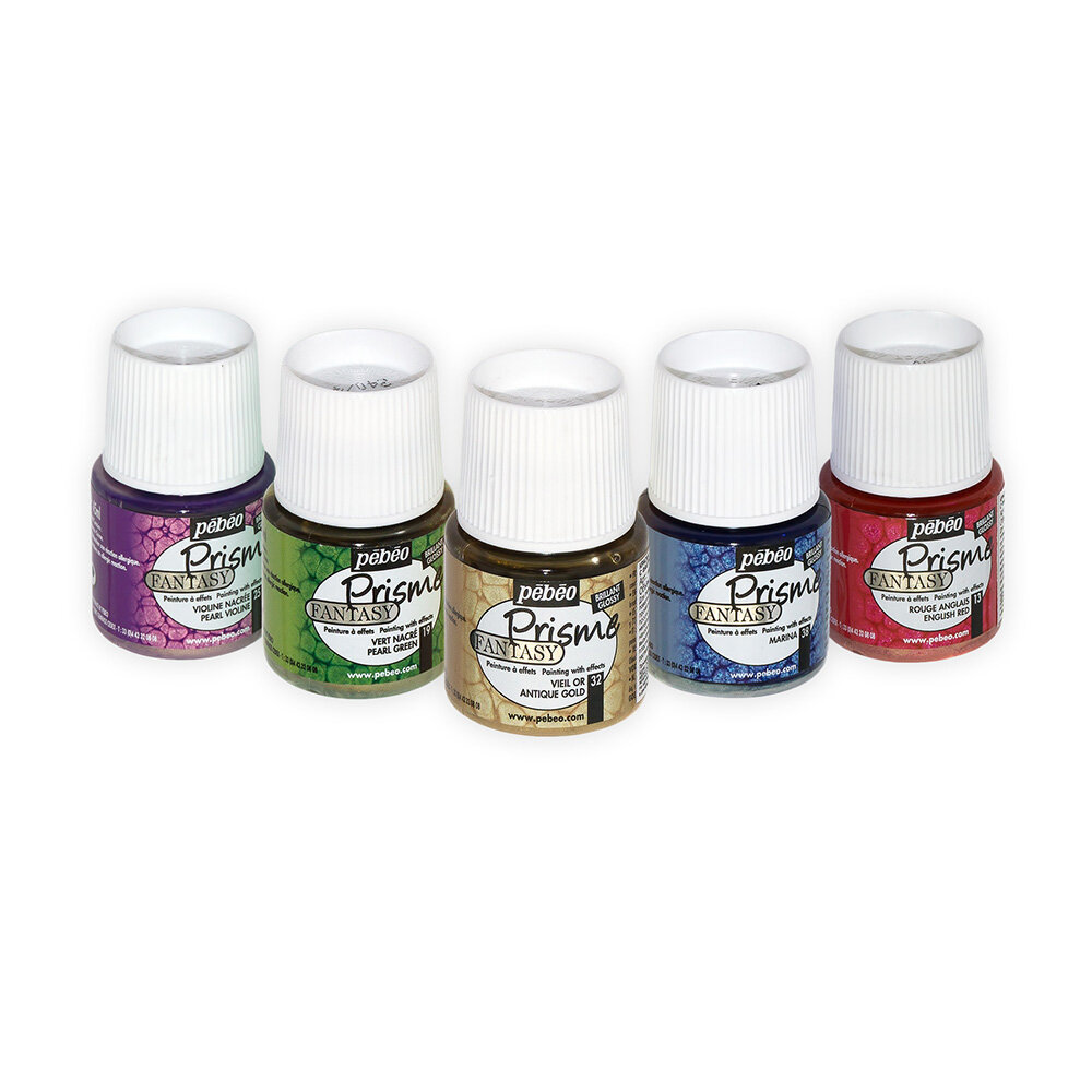 PEBEO' Краска Fantasy Prisme с фактурным эффектом 45 мл для декоративной живописи цвет 166022 розовый античный