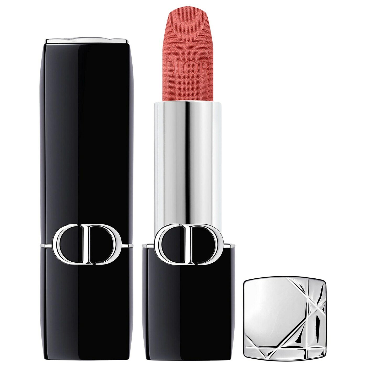 DIOR Помада для губ с вельветовым финишем Rouge Dior Velvet Finish (772 Classic Rosewood)