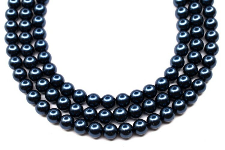 Жемчуг Preciosa Maxima, цвет blue, 5мм, 704-170, 10шт