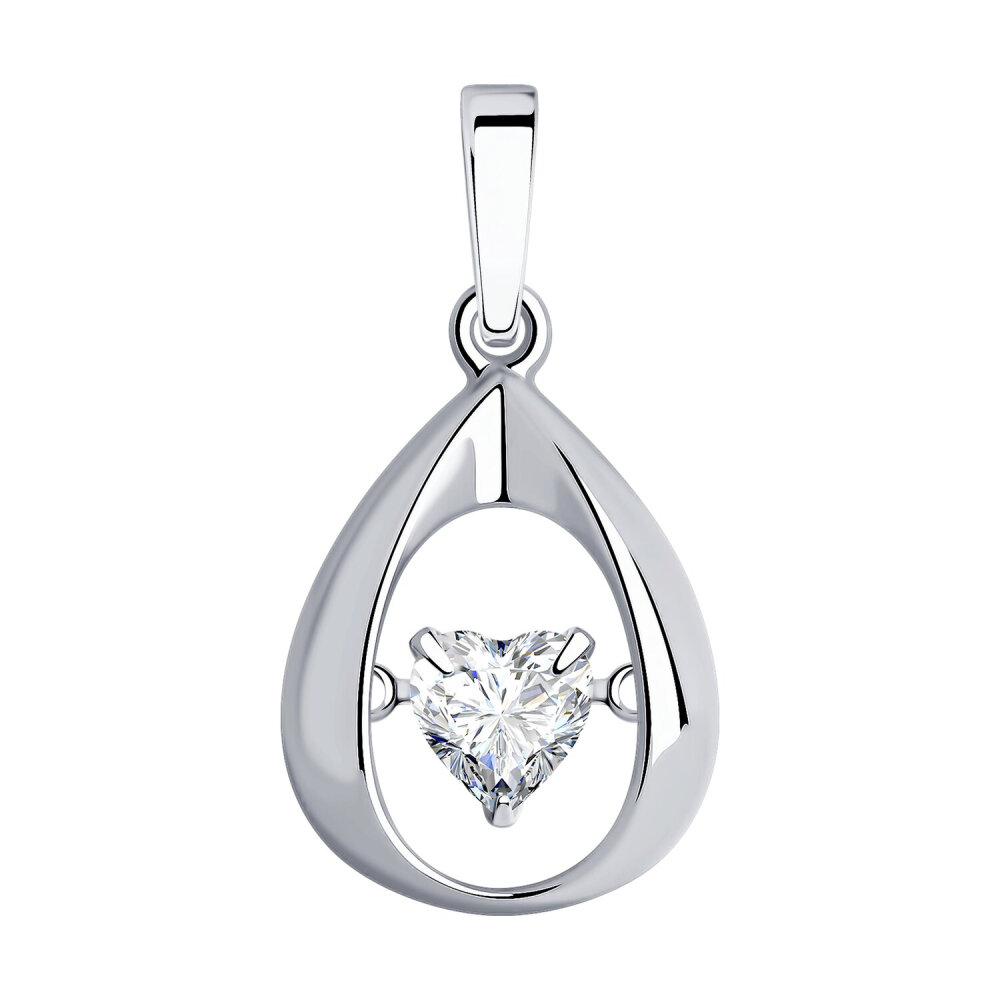 Подвеска, серебро, 925 проба