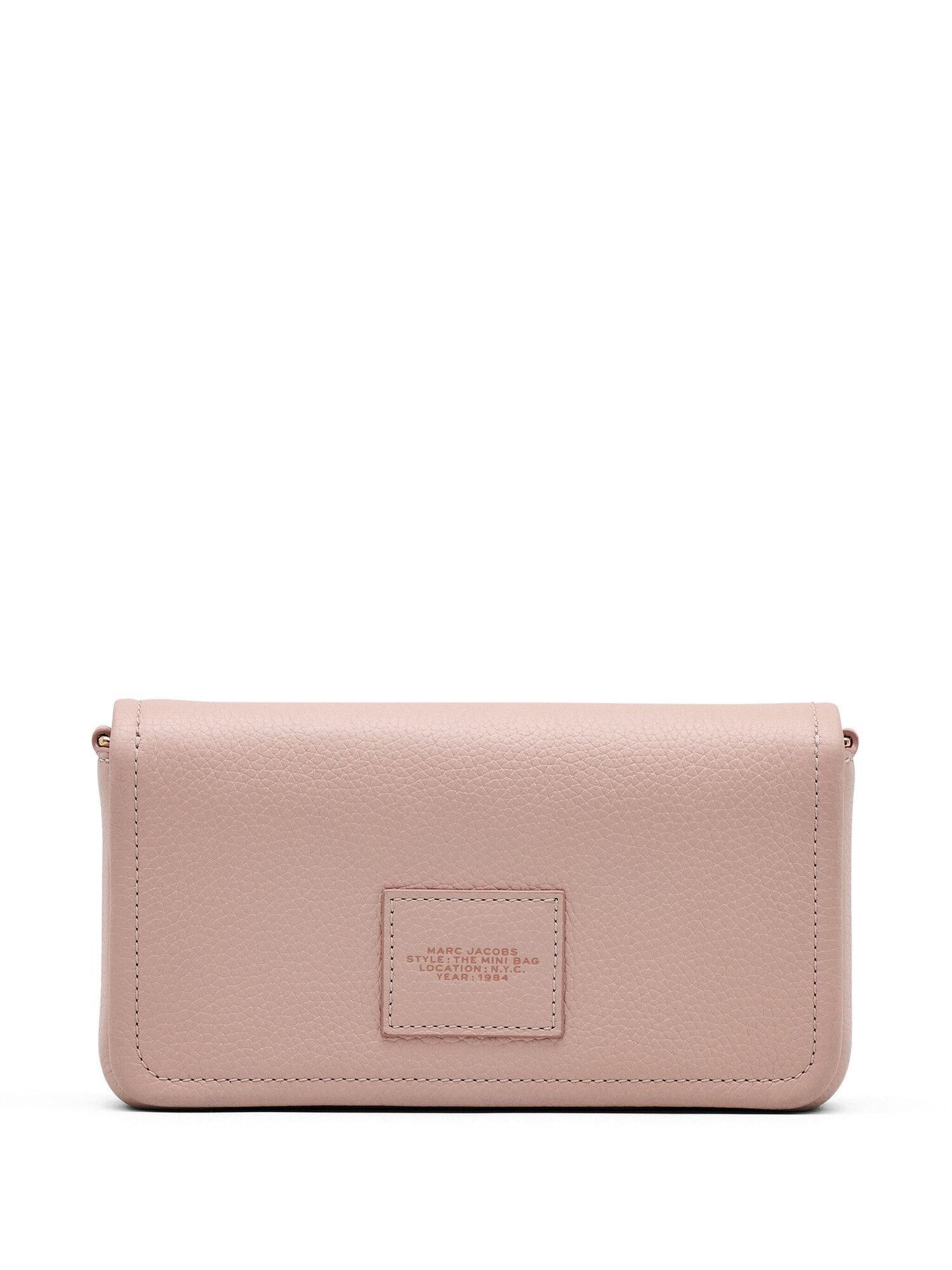 Сумка MARC JACOBS The Leather Mini, розовый — фото 1