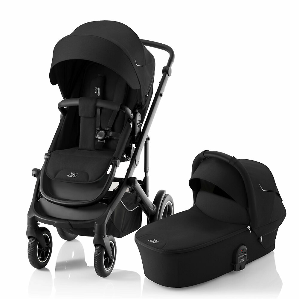 Детская коляска 2в1 Britax Römer Smile 5Z, цвет Space Black (Чёрный), артикул производителя SM37982