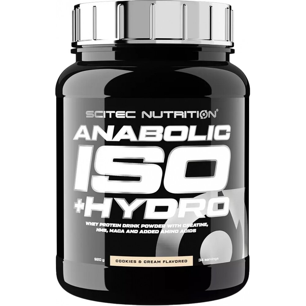 Протеин изолят Scitec Nutrition Anabolic Iso+Hydro, 920 г, Вкус Strawberry / Клубника