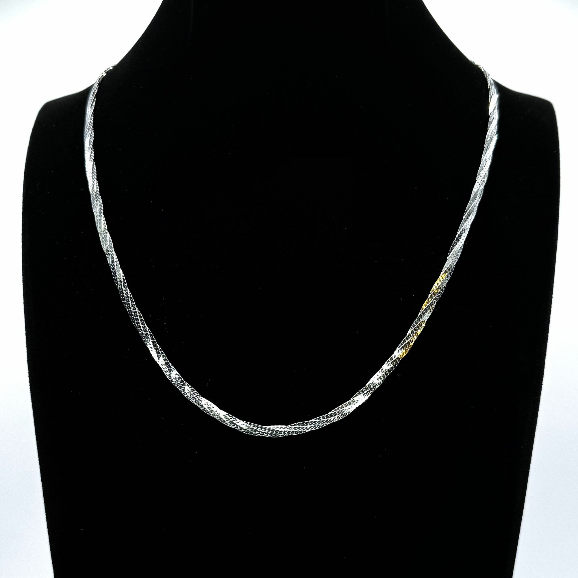 Цепь серебро, 925 проба, родирование