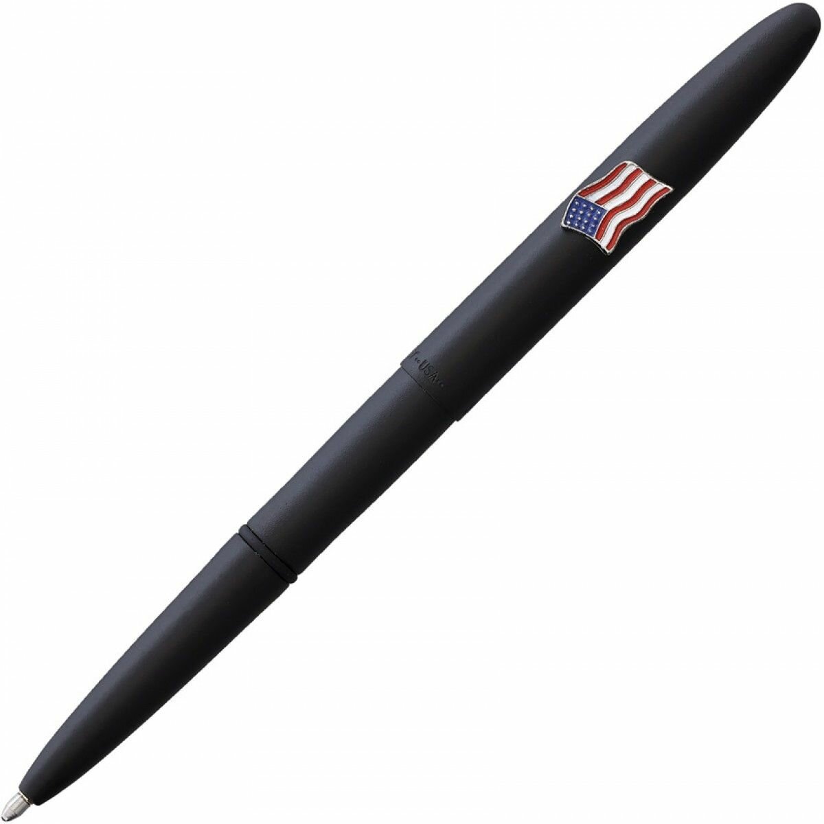 Космическая шариковая ручка Fisher Space Pen Bullet (American Flag Black)