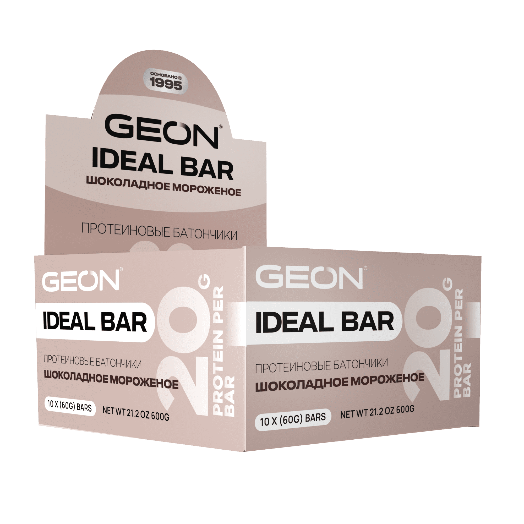 GEON IdealBar 60г Шоколадное мороженое 10шт