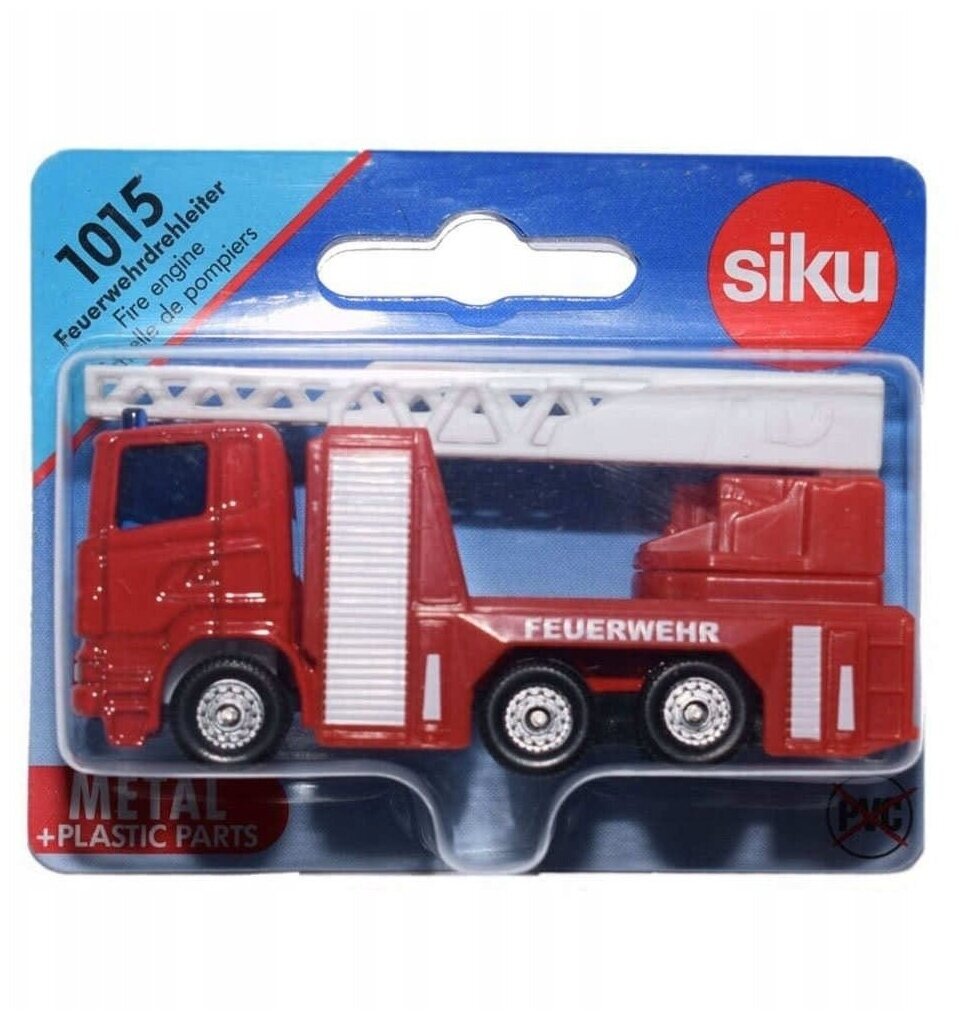 Пожарная машинка Siku 1015 с лестницей, SIKU1015