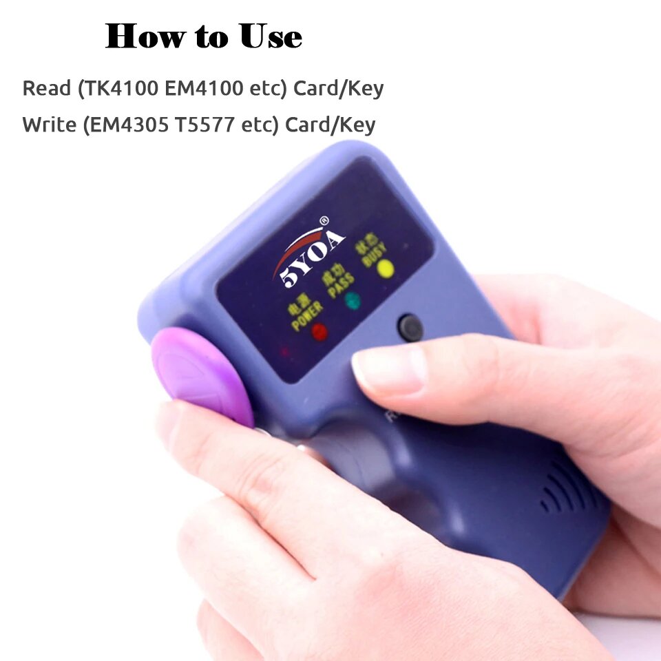 RFID-брелоки 10BlueKeyT57, 125 кГц, T5577 — фото 1