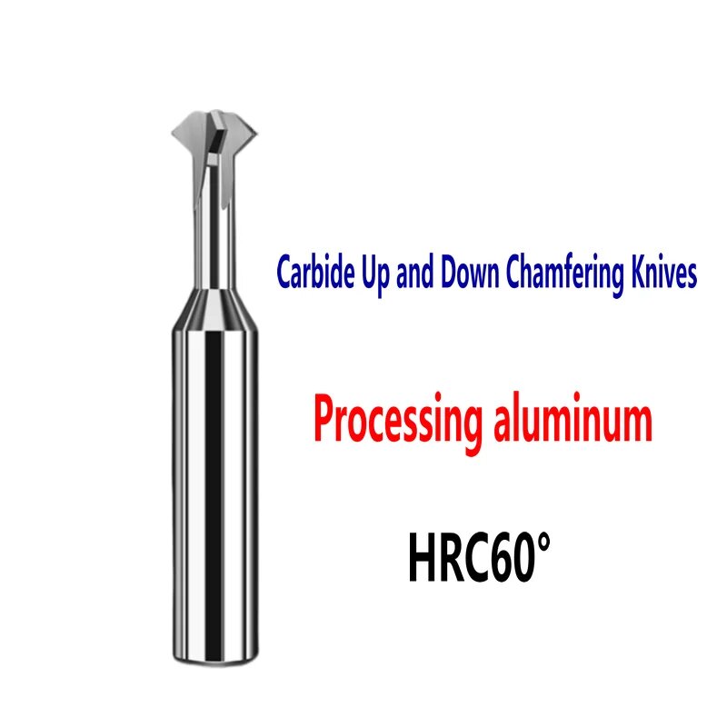 Двусторонняя фреза из твердого сплава 90 градусов Processed Aluminum, 12XD7.8XD12X84X6T