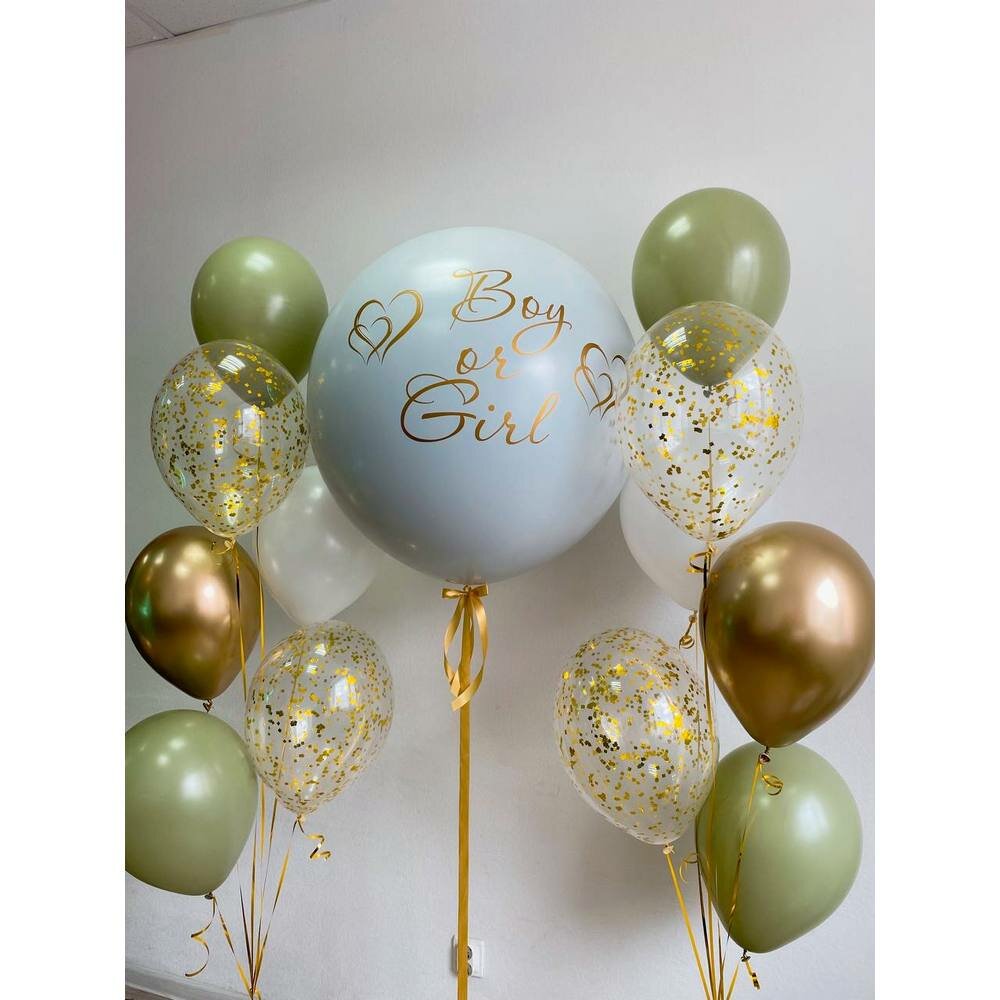 Набор шаров с гелием № 501 - Гендерный набор ( аэродизайн )