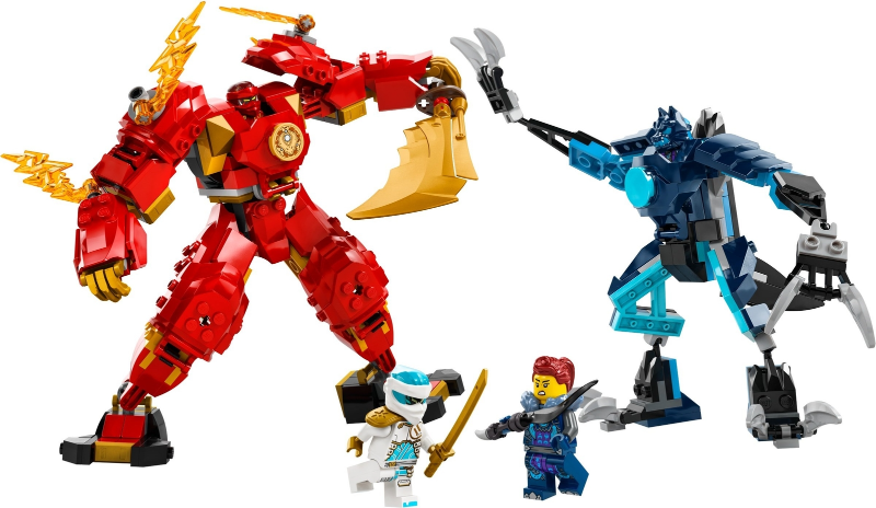 Конструктор LEGO Ninjago 71808 Мех огненной стихии Кая, 322 дет.