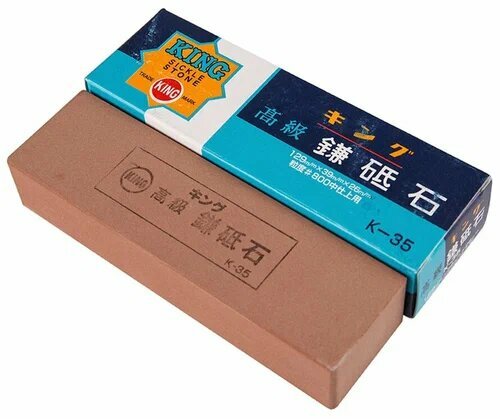 Точильный камень KING K-35, водный камень, кирпичный