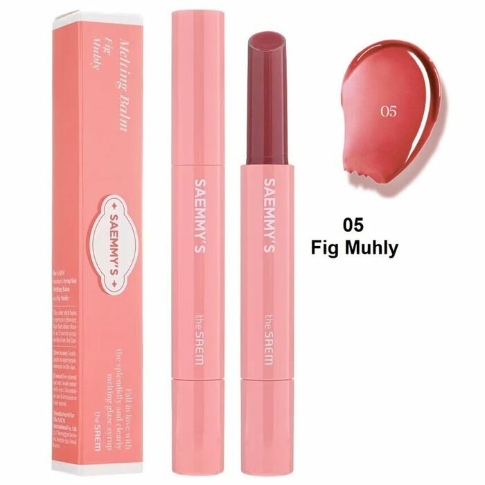 Сияющий бальзам для губ The SAEM Saemmy's Syrup Shot Melting Balm 05 - Fig Muhly (1.8 гр)