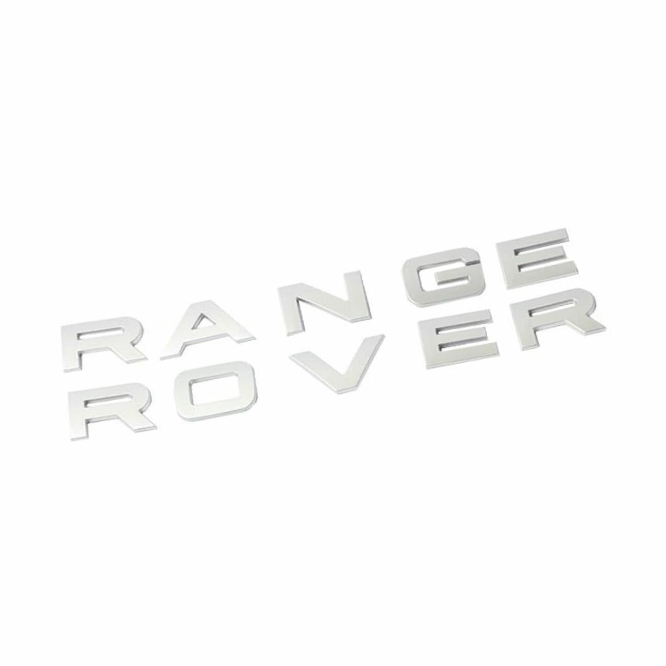 Надпись для Range Rover серебро — фото 1