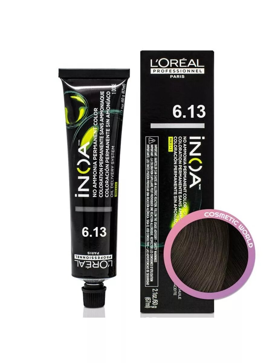 Loreal INOA 6.13 - Краска Иноа 60 мл — фото 1