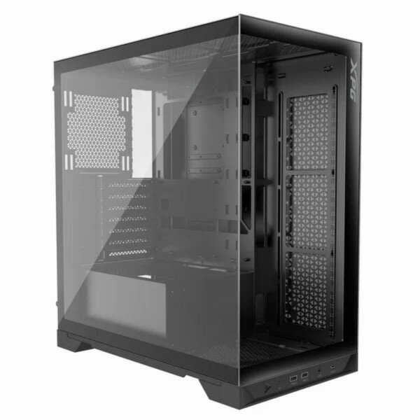 Компьютерный корпус XPG INVADER X черный (INVADERXMTWOF-BKCWW) Mid-Tower, Micro-ATX, Mini-ITX, Standard-ATX, USB 3.2 Gen2 Type-A, USB 3.2 Gen2 Type-C