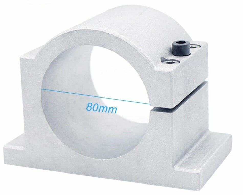 Обжимной литой хомут для шпинделя диаметром 80 мм.