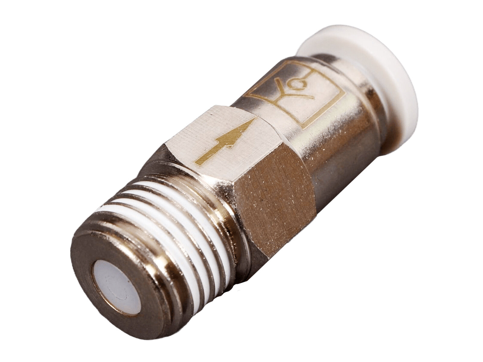 Фитинг клапан пневматический обратный с внешней резьбой S-AKH 08A-02S-1/4