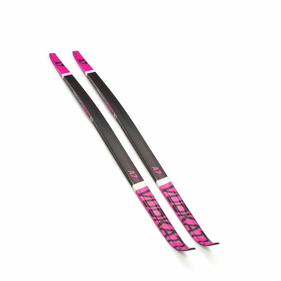 Беговые лыжи VUOKATTI Wax, black/magenta, 200 см