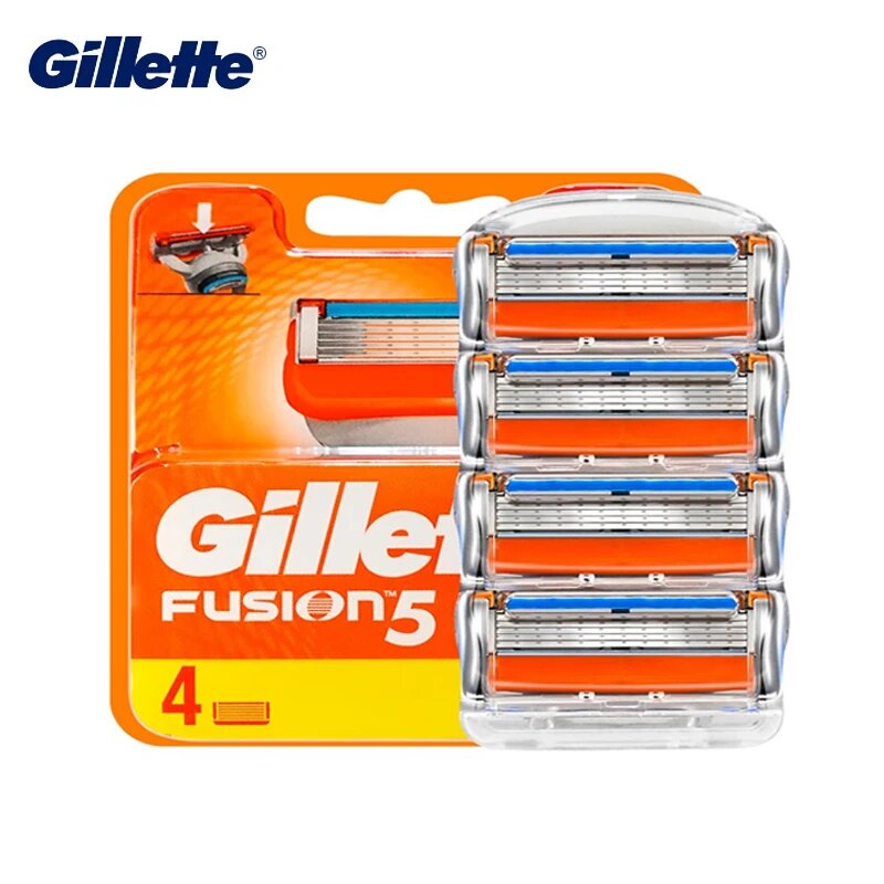 Gillette Fusion 5 Лезвия для бритвы 4pcs/8pcs/16pcs 4 blades