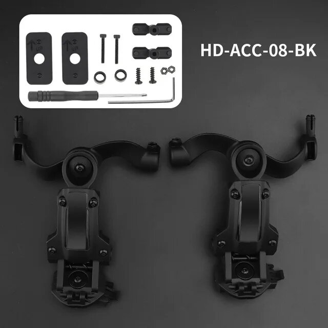 Тактический кронштейн для гарнитуры Blackhawk black