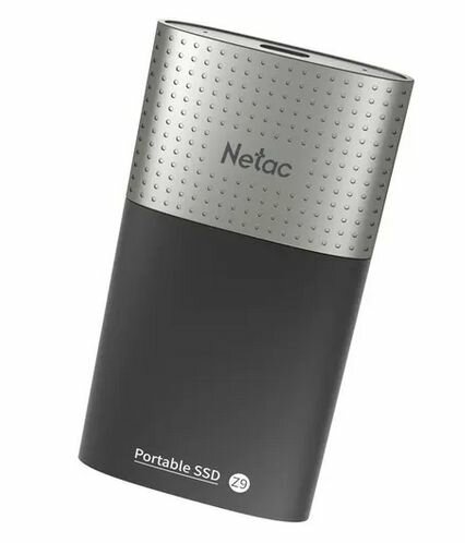 2000 ГБ Внешний SSD Netac Z9 (NT01Z9-002T-32BK) черный - USB 3.2 Gen2 Type-C, чтение - 550 Мбайт/сек, запись - 480 Мбайт/сек