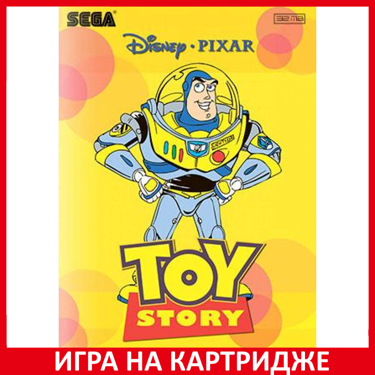 Игра История Игрушек (Toy story) Русская Версия 16 bit Картридж для Sega