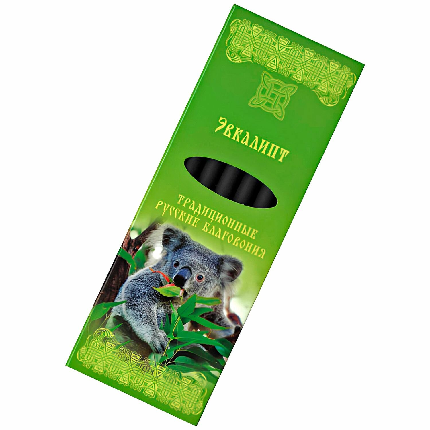 Традиционные Русские Благовония "Эвкалипт", 7 свечек по 11,3 см