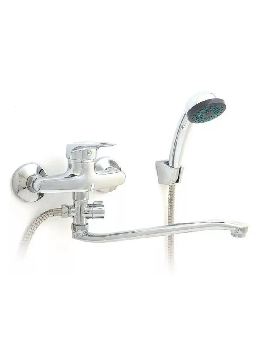 Смеситель для ванны Frap F2128-B с душевой лейкой, однорычажный, хром