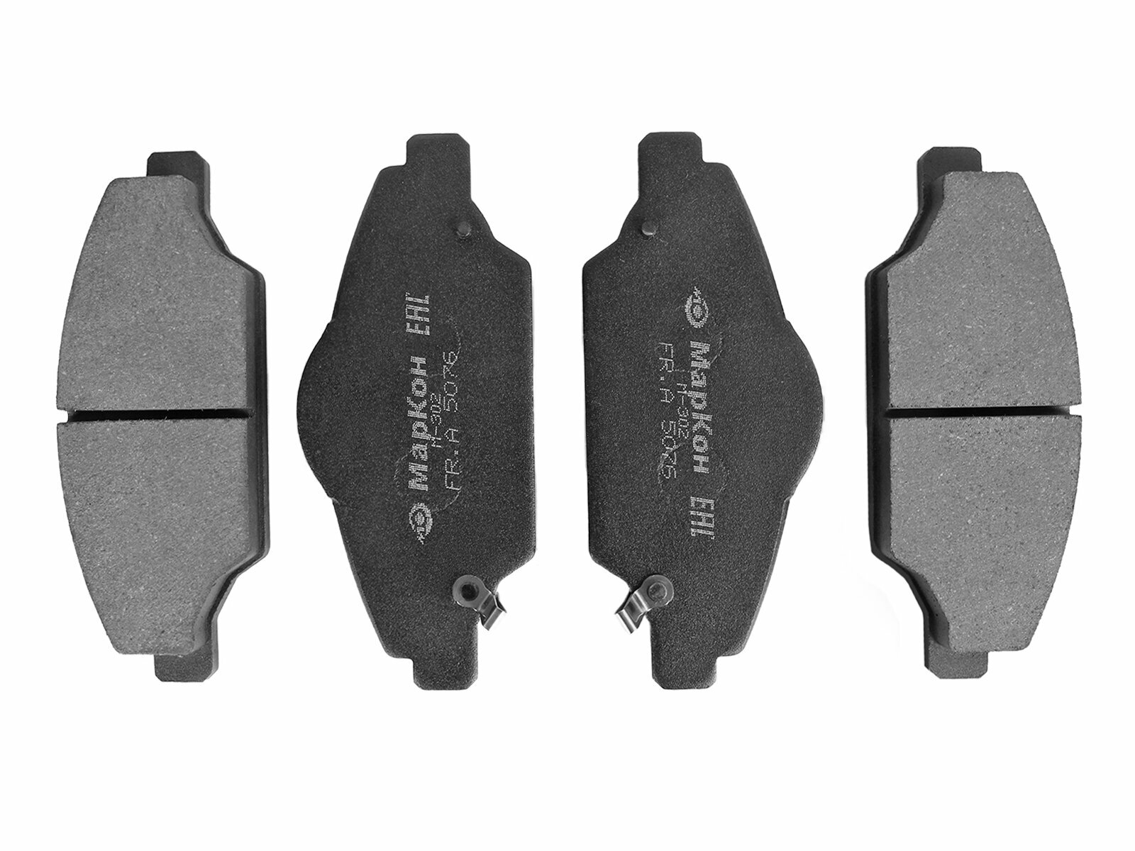 Колодки тормозные УАЗ Профи Полуторка 4х2 (21-) передние 4 штуки маркон