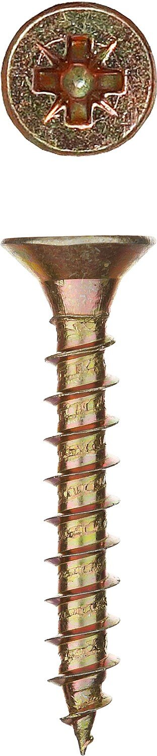 Саморезы универсальные ЗУБР СУ-Ж 100x5.0мм, желтый, 4шт 4-300396-50-100