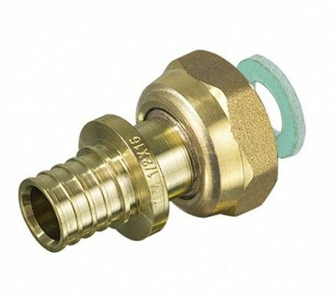 Переходник с накидной гайкой 20х3/4" аксиальный TIM H-JS2003F