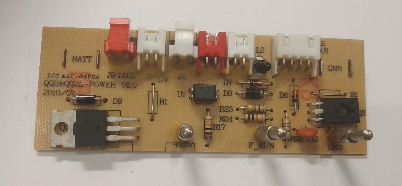 Плата управления с контактами для зарядки робота пылесоса Intelligent Avtomatic Vacuum Cleaners (QQ2L)