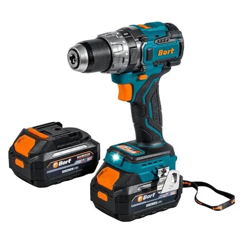 Ударная дрель-шуруповерт Bort BAB-21U, 4Ач, с двумя аккумуляторами [93414837]